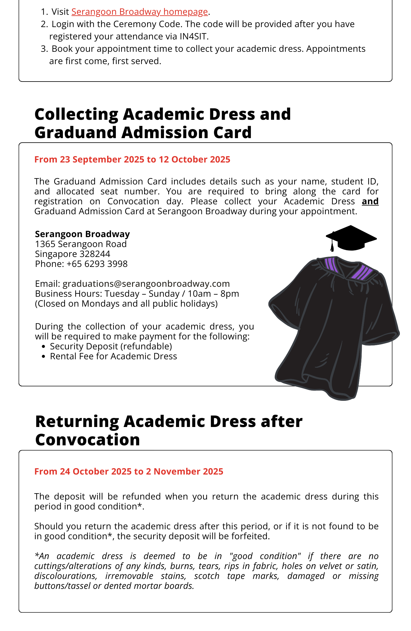 Information for Graduands | Singapore Institute of Technology